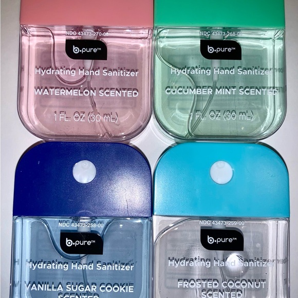 B. Pure | Bath & Body | Lot Of 4 B Pure Hand Sanitizer Spray Cucumber ...